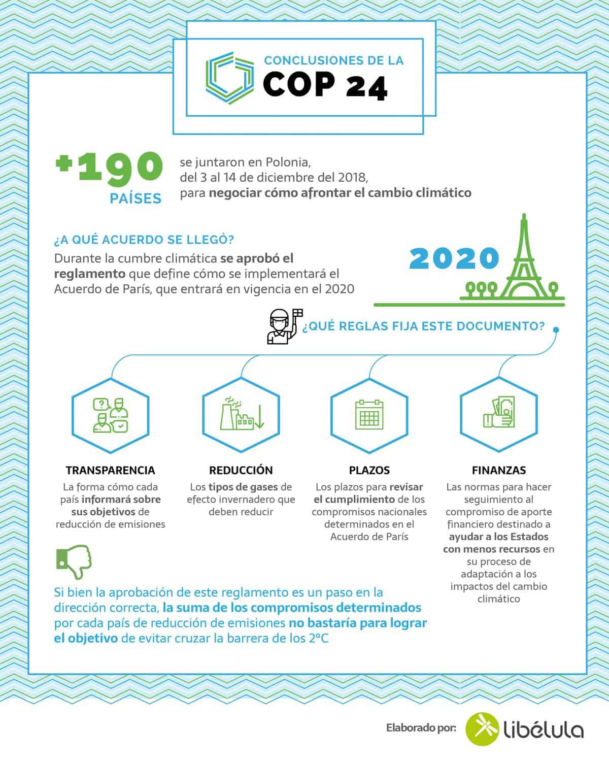 [Infografía] Conclusiones de la COP24 - Libélula : Libélula